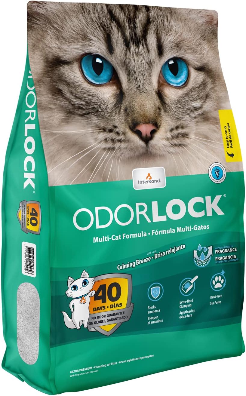 Intersand Arena aglutinante de arcilla Odour Lock aroma brisa calmante ...
