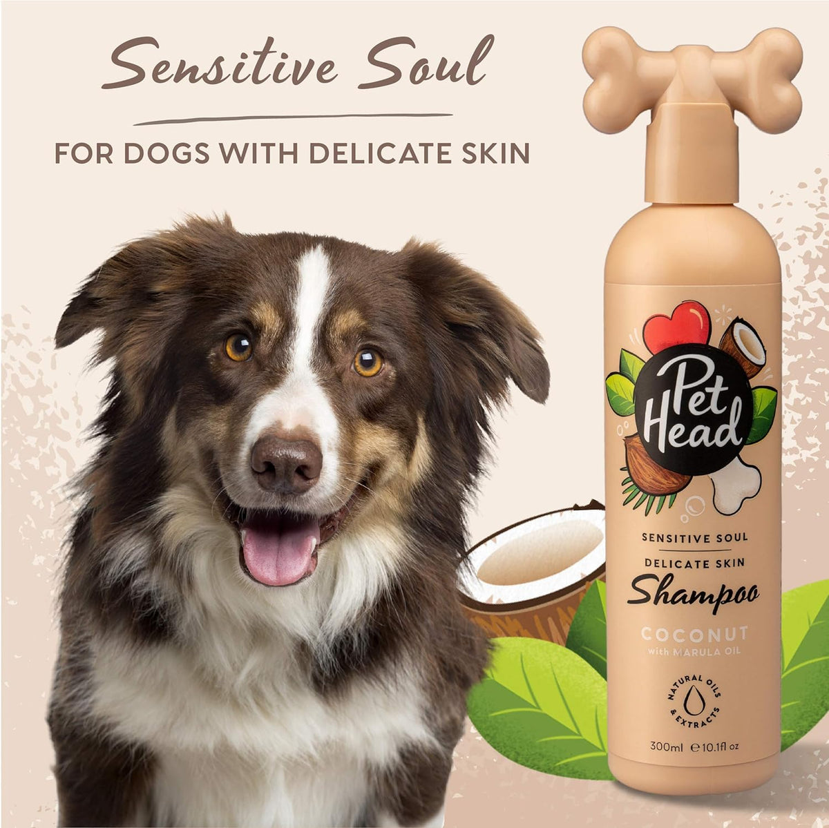 Pet Head, Shampoo Natural Sensitive Soul Perro Coco-Avena — Petnation