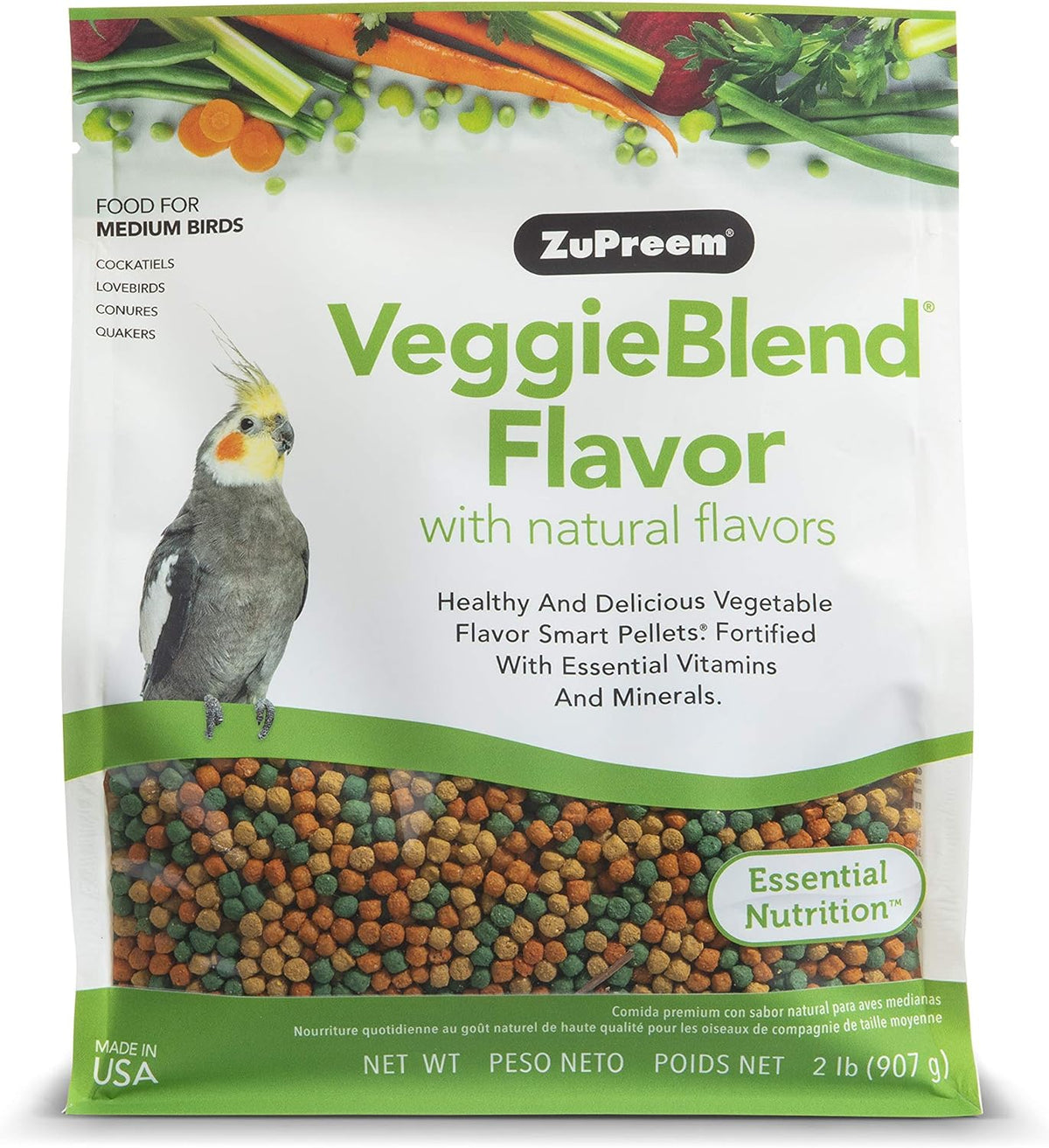 ZuPreem Sabor VeggieBlend con Sabores Naturales Alimento Natural para ...