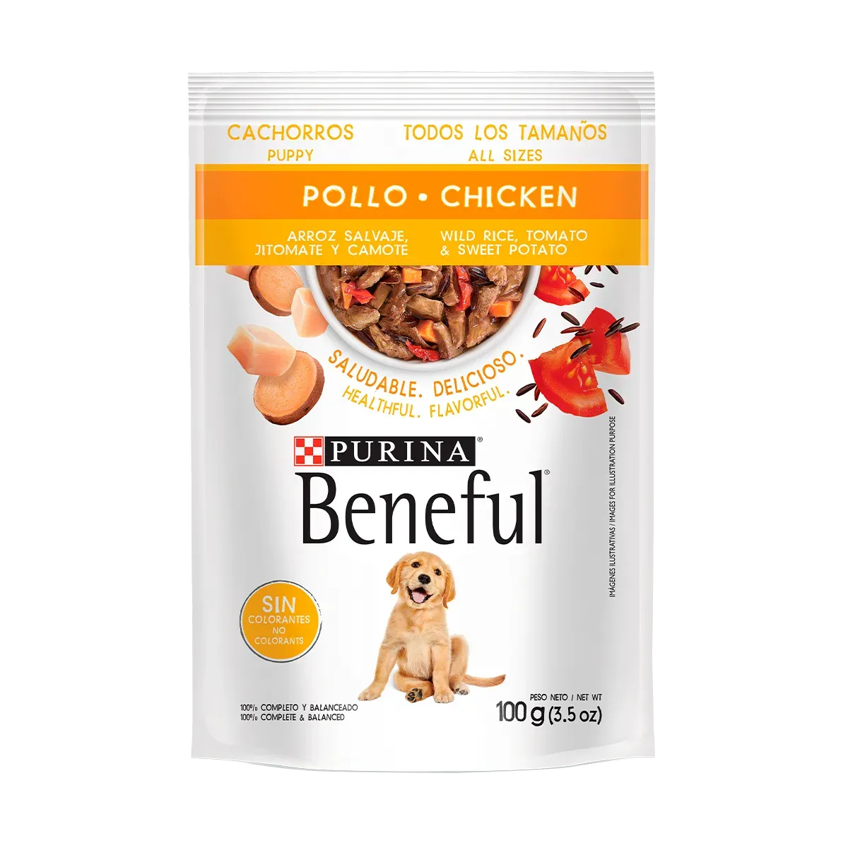 BENEFUL Original Cachorro Pollo Arz Tom Camote 100 g — Petnation